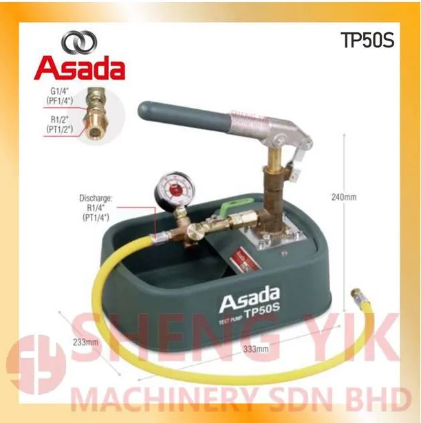 Shengyik Asada Hand Operated Pressure Test Pump TP50s 710psi | Lazada
