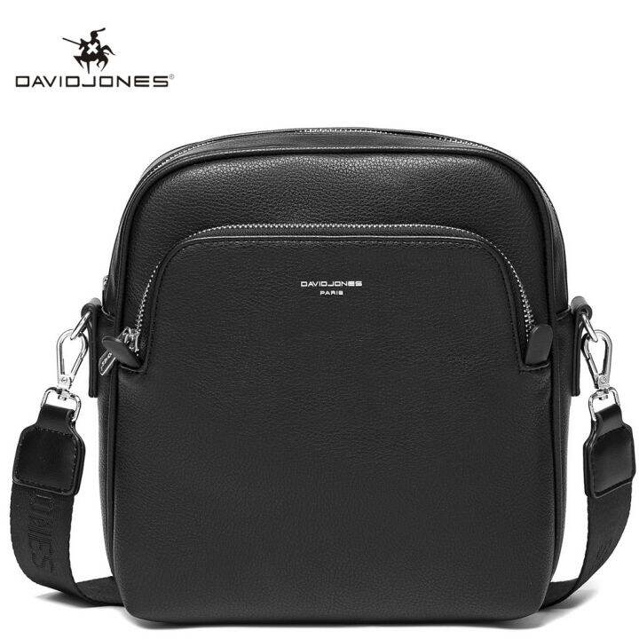 David Jones Paris กระเป๋าสะพายไหล่สําหรับผู้ชายหนัง Pu Crossbody ...