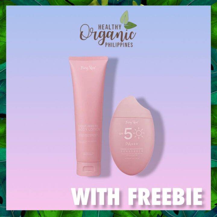 Fairy Skin Premium Sunscreen Tone Up Duo Deep Body Lotion Whitening ...