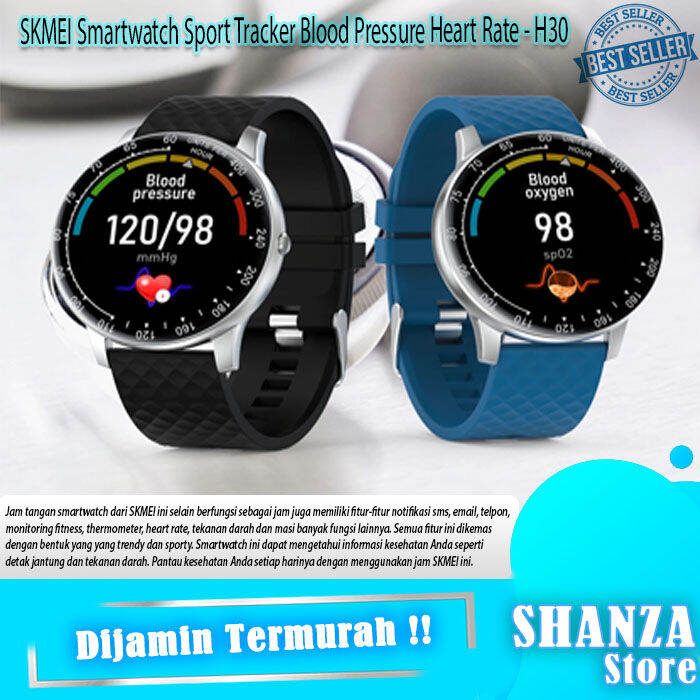 SKMEI Smartwatch Sport Tracker Blood Pressure Heart Rate - H30 | Lazada Indonesia