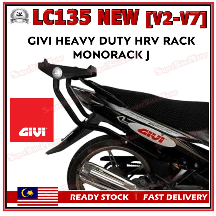 YAMAHA LC135 NEW (V2 V3 V4 V5 V6 V7) - GIVI Heavy Duty Monorack / HRV Rack / Monorack J | Lazada