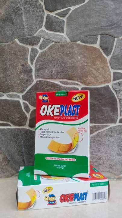 Okeplast Plester Oke Plast Isi 100 Pcs Plester Luka OKEPLAST Isi 100 ...