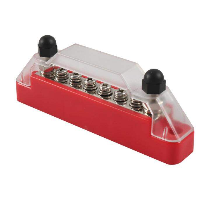 Kokiya 6 Bus Bar Terminal Block, 150A Bus Bar Block พร้อม Cover Power ...
