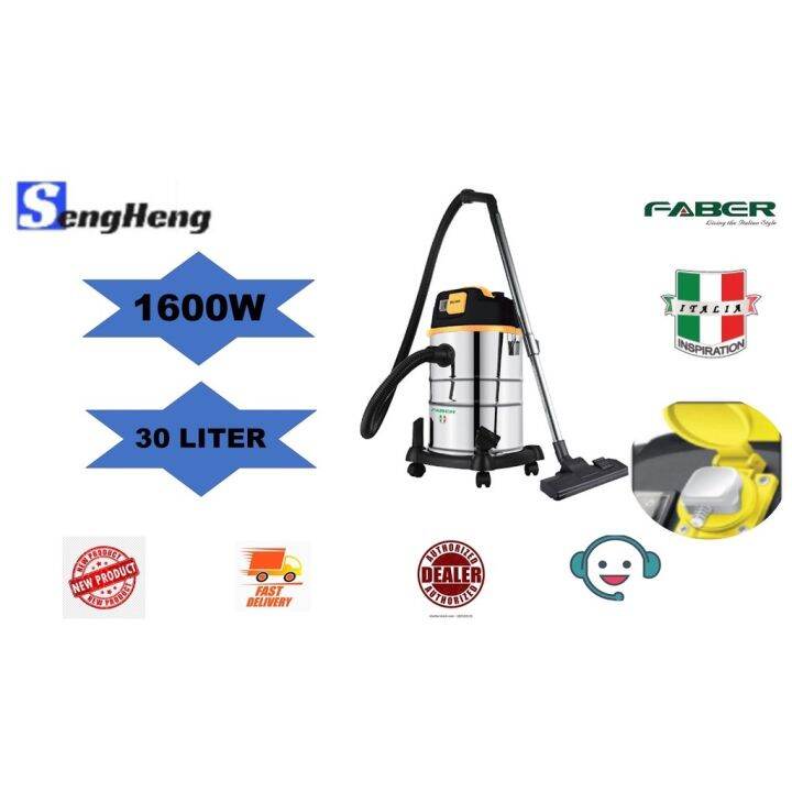 FABER WET & DRY VACUUM 3in1 (1600W) FVC WD POWERVAC830 | Lazada