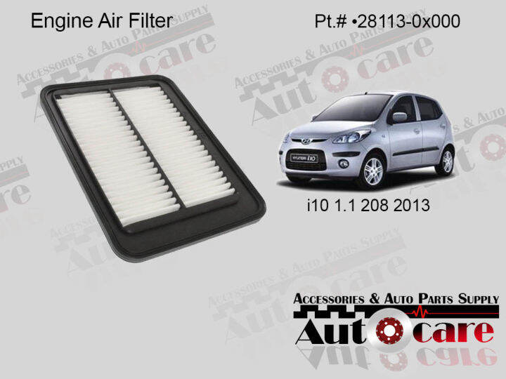 Hyundai i10 2008 to 2013 1.1 Engine Air Filter OEM Orig 28113-0x000 ...