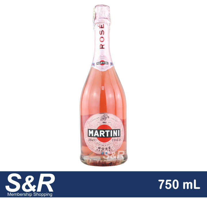 Martini Rose Demi-Sec Sparkling Wine 750mL | Lazada PH