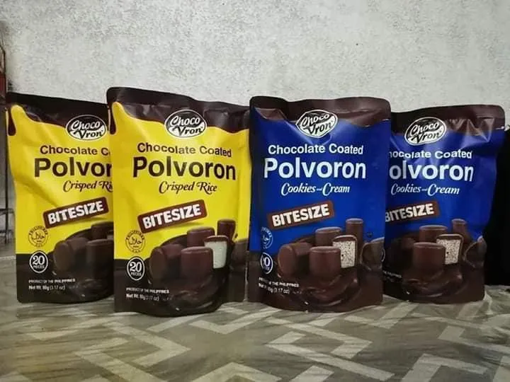 CHOCOVRON Chocolate Coated Polvoron (4 PACKS) | Lazada PH