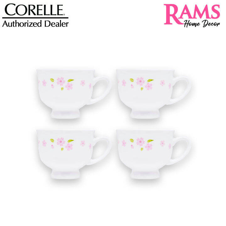 Corelle 4 Pcs Cup & Saucer Set / Porcelain Cup / Households / Tea ...