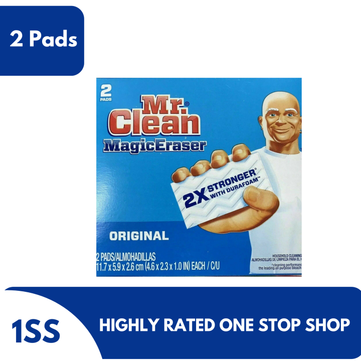Mr. Clean Magic Eraser Original 2x Stronger, 2 Pads | Lazada PH