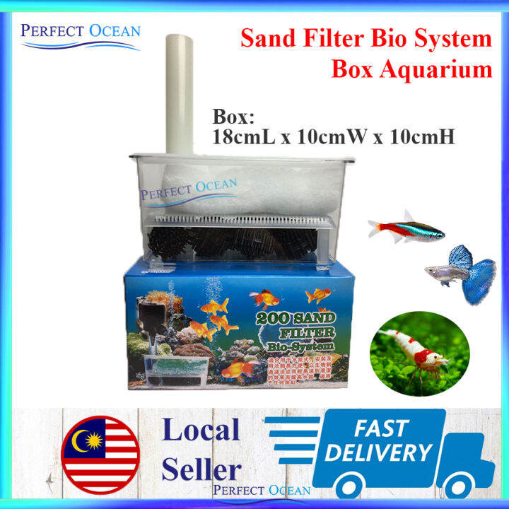 Sand Filter Box Bio System Gravel Breeding Small Aquarium 🌊READY STOCK🌊 ...