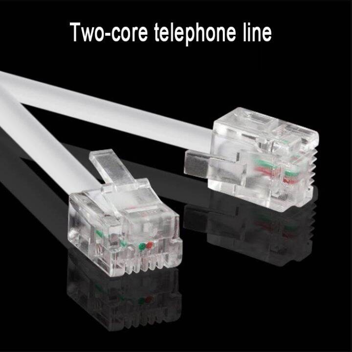 landline PERFECTPH RJ11 Cable Telephone Line Wire Two-core 20 30 50 100 ...