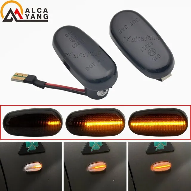 Sequential Flashing LED Turn Signal Side Marker Light Blinker For Alfa Romeo Mito 147 GT 147 Pre ...