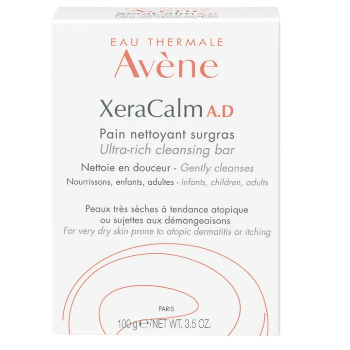 Avene XeraCalm A.D Ultra Rich Cleansing Bar For Very Dry To Atopic ...