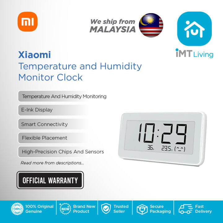 Xiaomi Temperature and Humidity Monitor Clock | Temperature and ...