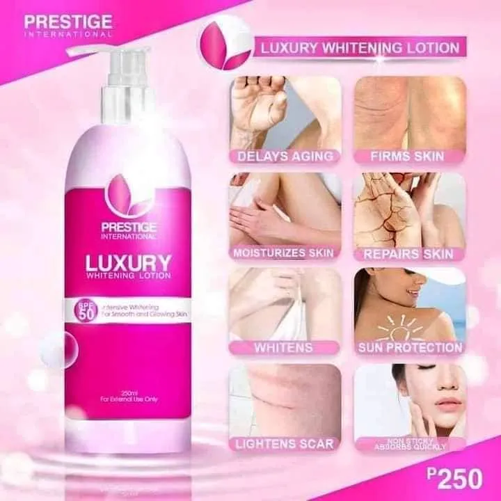 Prestige LUXURY WHITENING LOTION SPF 50 250ml | Lazada PH