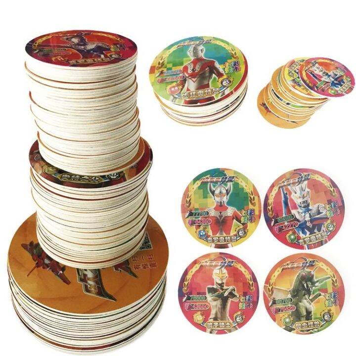 Ultraman King Glory round card plastic card Minecraft round card Plants ...