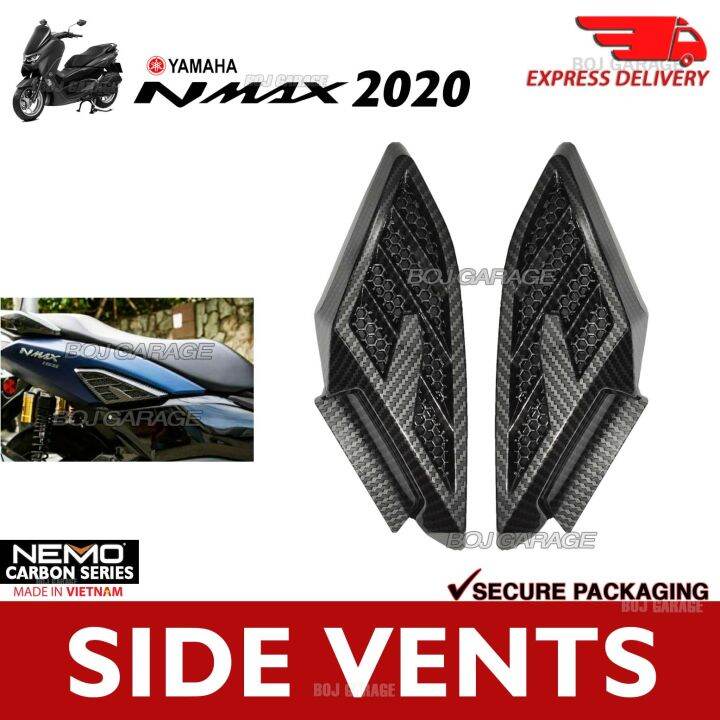 NMAX V2 Carbon Side vents 2pcs Plug and play Nemo brand | Lazada PH