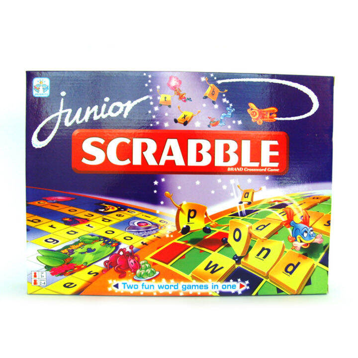 Junior Scrabble Funny Family Party Board Game Scrabble Version Toys ...