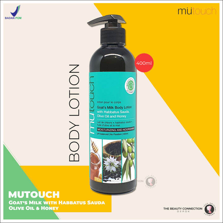 Mutouch Goat's Milk Body Lotion with Habbatus Sauda 400ML | Lazada ...
