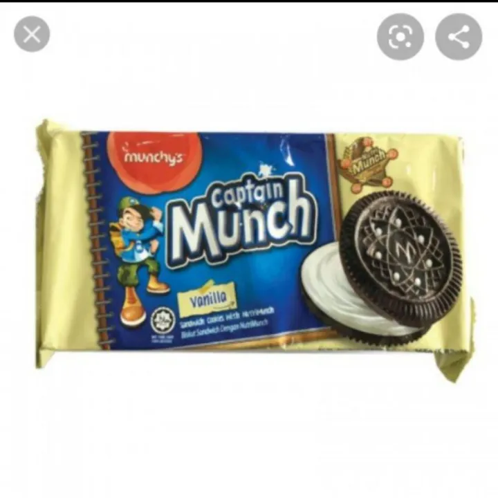 Munchy Vanilla Captain Munch Biscuits 【165g】 | Lazada