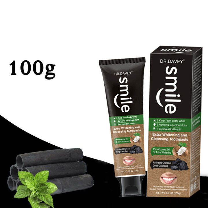 Bamboo charcoal coconut toothpaste/Coconut toothpaste/Activated carbon ...