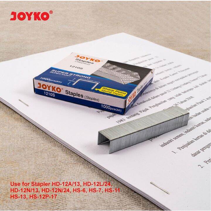 Joyko Heavy Duty Staples Isi Refill Stapler Hekter Besar Jilid 1210S ...