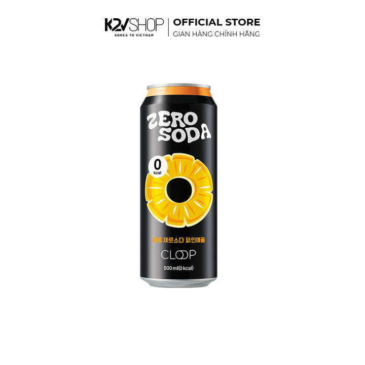 [Combo 3] Nước SODA ZERO CLOOP Hương Dứa 500ml - K2V Shop | Lazada.vn