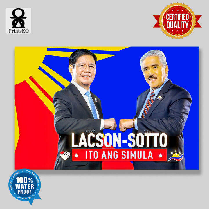 High Quality Tarpaulin / Tarp with Lacson Sotto 2022 Ping Lacson - Tito ... High Quality Tarpaulin / Tarp with Lacson Sotto 2022 Ping Lacson - Tito ...