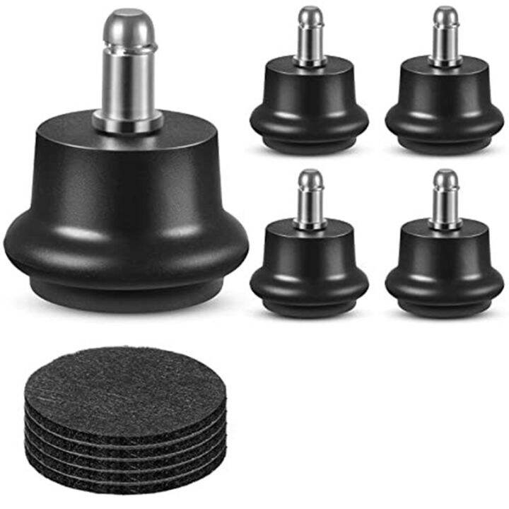 Bell Glides Replacement Office Chair Swivel Caster Wheels to Fixed ...