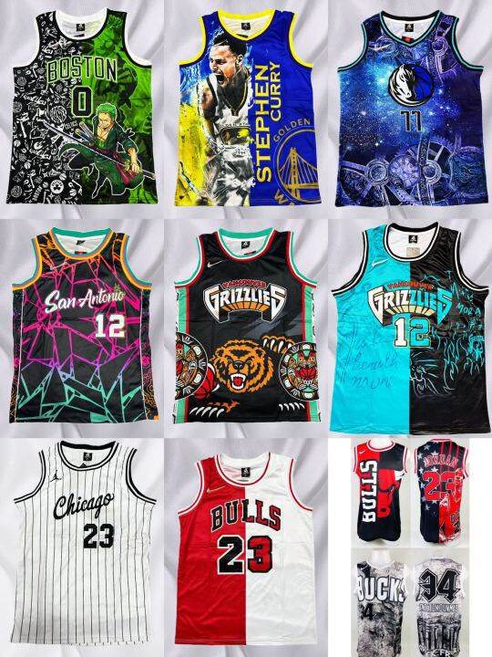 FuLL sublimation mens dryfit nba jersey sando | Lazada PH