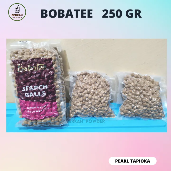 BOBATEE 250gr / Boba Pearl Tapioka / Pearl Boba 250 Gr / bubble mutiara ...