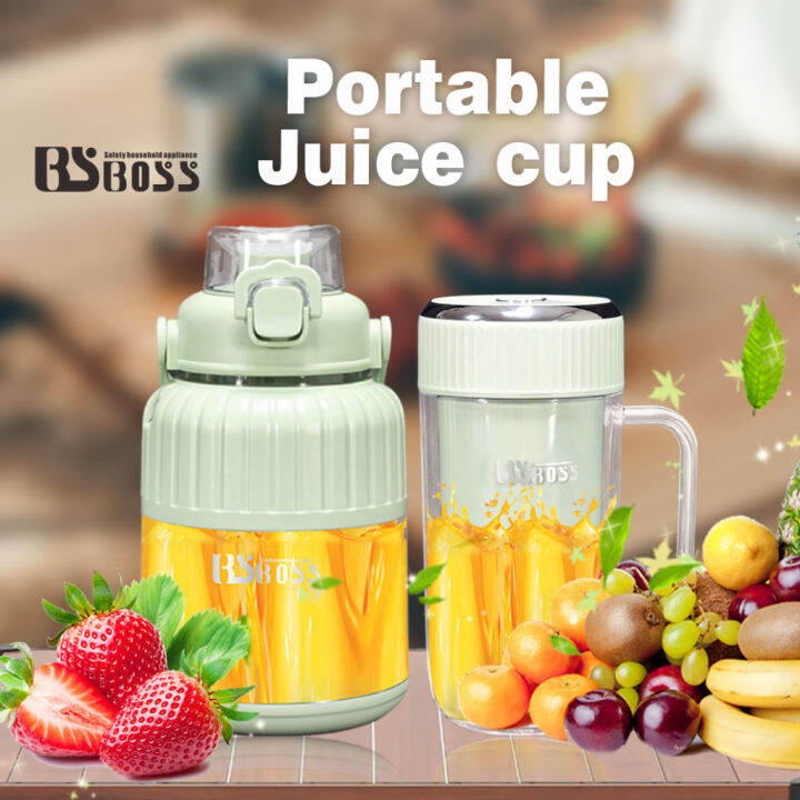 BSBOSS 4 Blades Mini Blender Juice Fruit Blender Buah Portable Blender ...