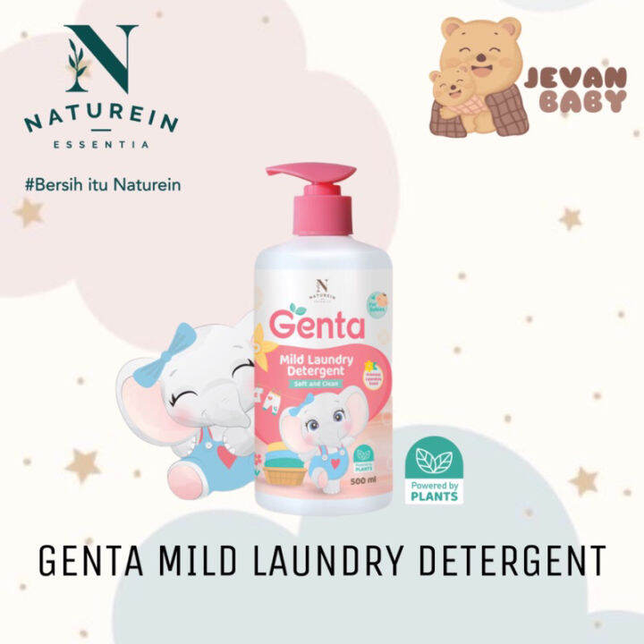 Naturein Genta Laundry Detergent 500ml / Detergent Bayi | Lazada Indonesia