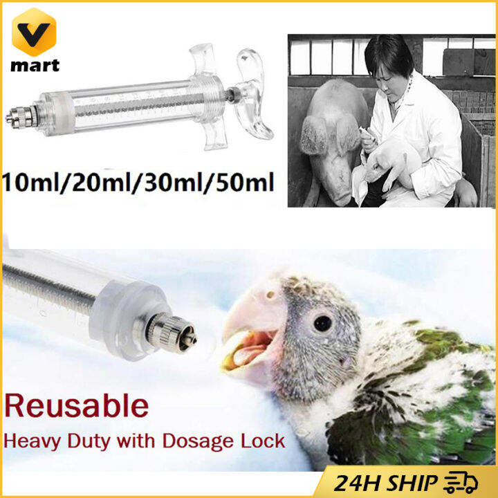 10ml/30ml/50ml Pet Bird Feeding Syringe Farm Animal Medicine Feeder ...