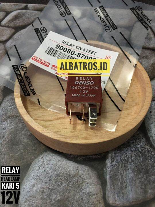 RELAY HEADLAMP TOYOTA KAKI 5 DENSO RELAY LAMPU KAKI 5 12V RILAY ...