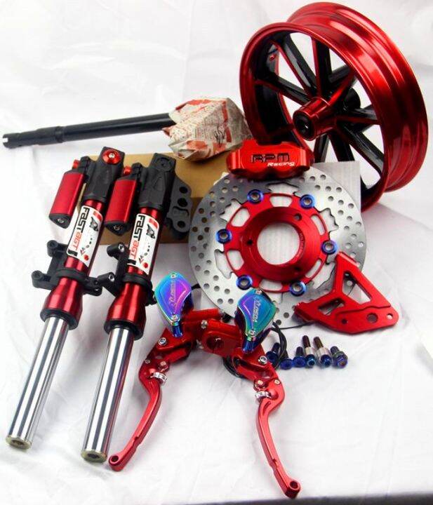 Motorcycle electric motorcycle front shock absorption brake ...