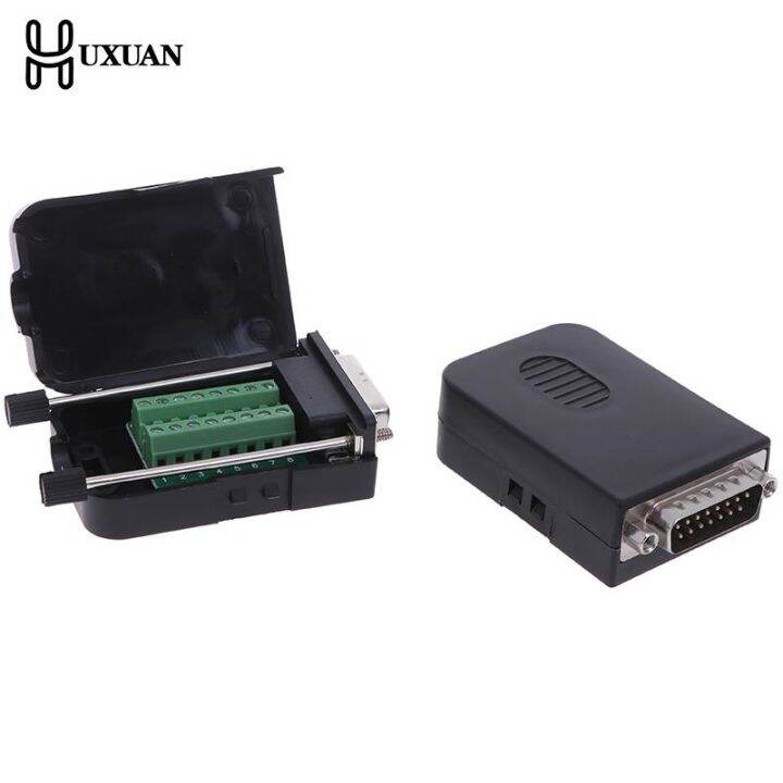 DB15 D-SUB 2 Row 15 Pin Plug Breakout Terminals Board Connector | Lazada PH