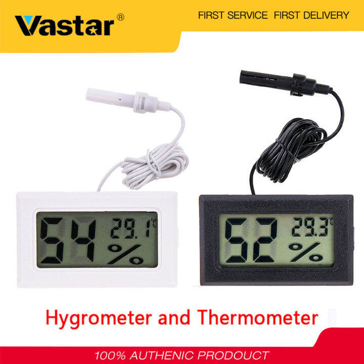 Vastar -50 to 110 Digital Thermomete Mini LCD Display Meter Fridges ...