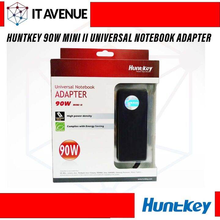 huntkey 90w mini ii universal notebook adapter | Lazada PH