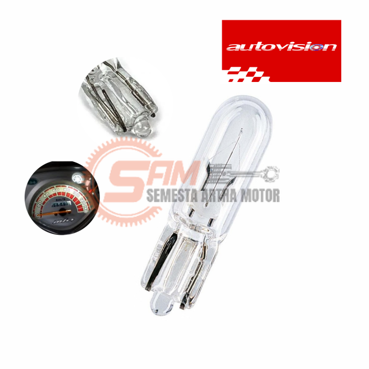 Bohlam Speedometer T5 Autovision Lampu Colok Kilometer Tancap Kecil ...