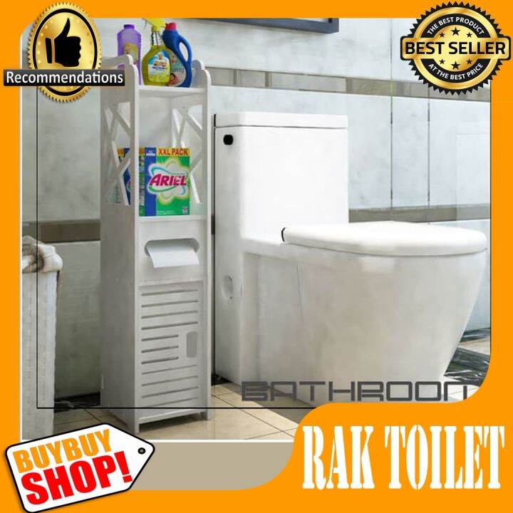 Lemari Kamar Mandi RAK TOILET SHAMPO SABUN TISSUE DAN ALAT - ALAT KAMAR ...