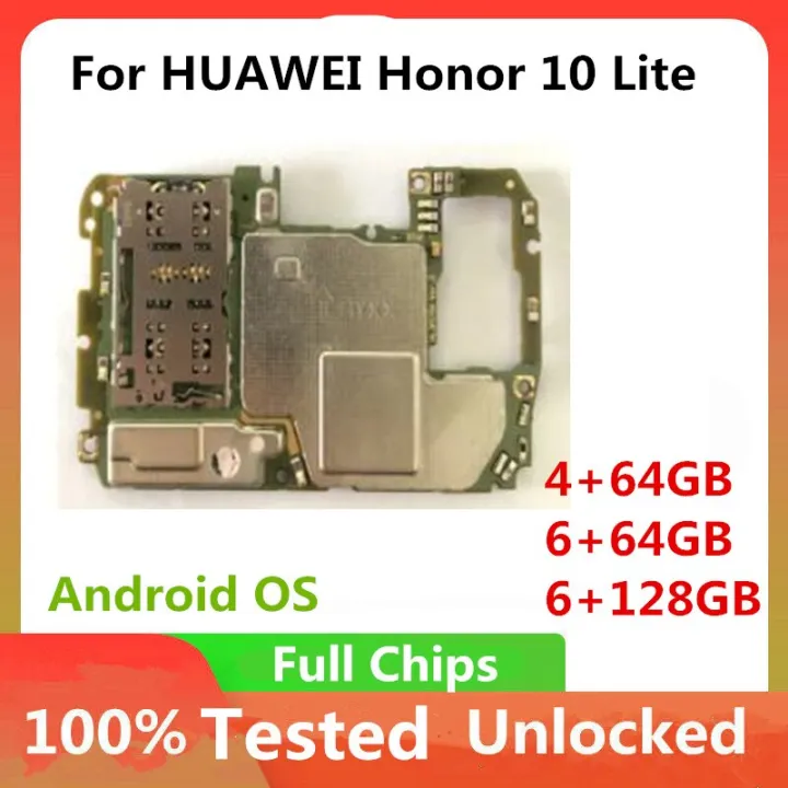 Original Unlocked For Huawei Honor 10 Lite Motherboard Main Logic Board ...