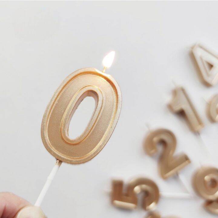 0-9 Number Candle Cake Happy Birthday Nombor Lilin Kek Hari Jadi Baking ...
