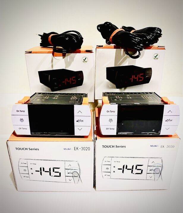 ชุดควบคุมอุณหภูมิ ดิจิตอล สำหรับตู้แช่ ตู้เย็น ห้องเย็น Elitech EK-3020 ,EK-3030 (DIGITAL ...