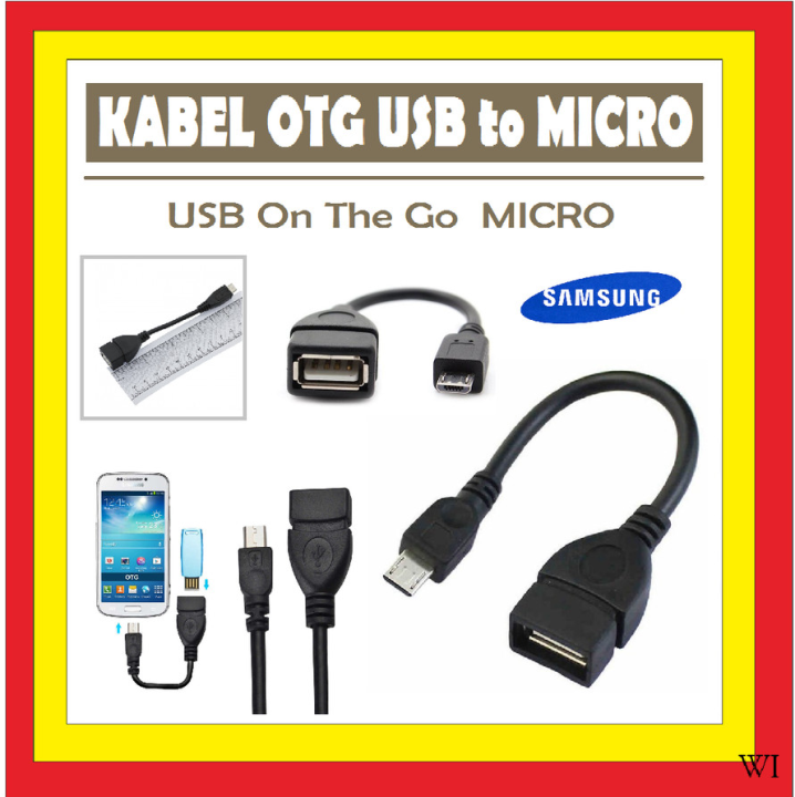 KABEL OTG MICRO TO USB NOTE 1 N7000 CABLE TRANSFER DATA 902143 | Lazada ...