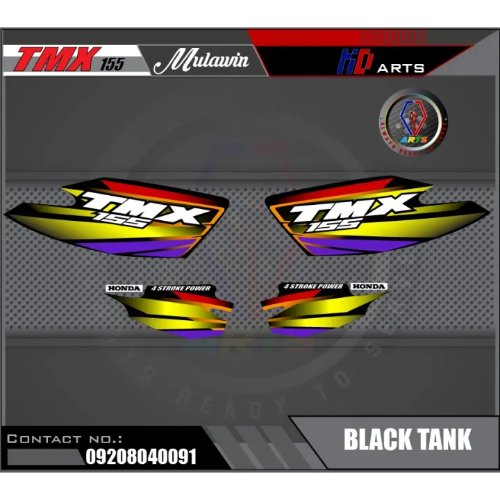 【Ready Stock】 TMX 155 Decals Mulawin Customized Motorcycle Decals ...