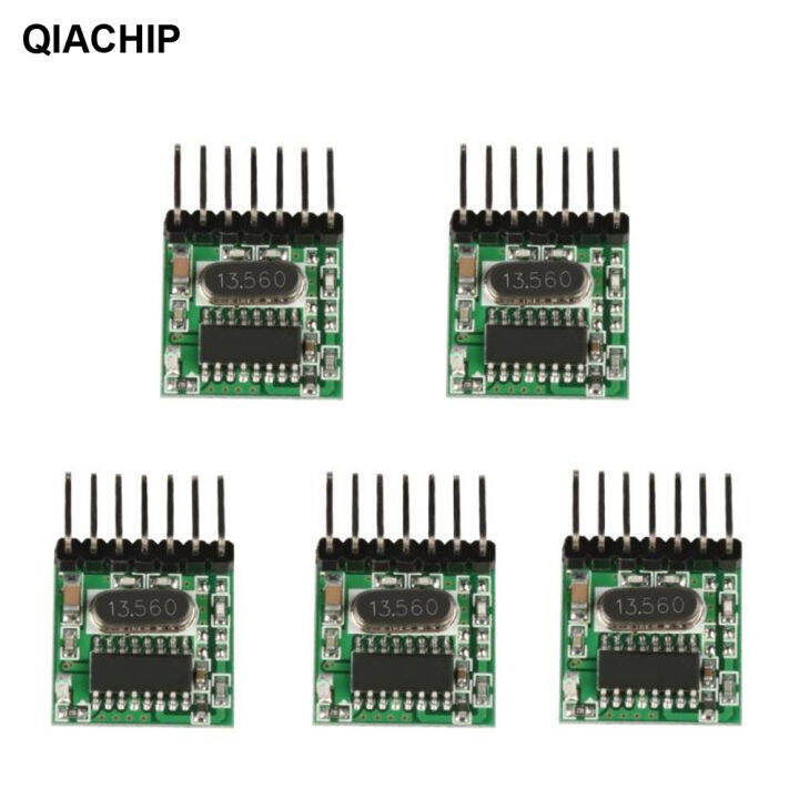 QIACHIP 5pc 433MHz Universal Wireless RF Transmitter Learning Code 1527 Encoding Module 433Mhz ...
