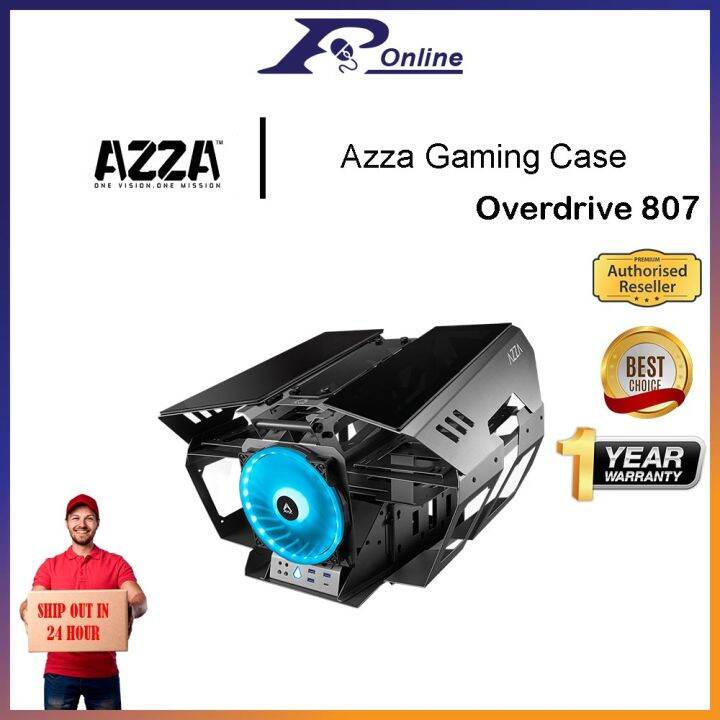 Azza Overdrive 807 RGB ATX Mid Tower Gaming Case | Lazada