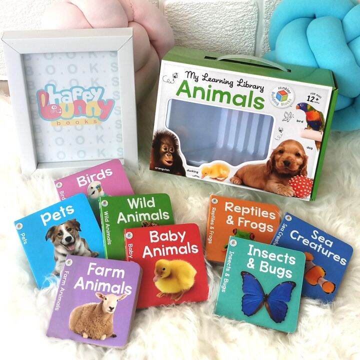 My Learning Library Animals (1 box isi 8 board books mengenai macam ...