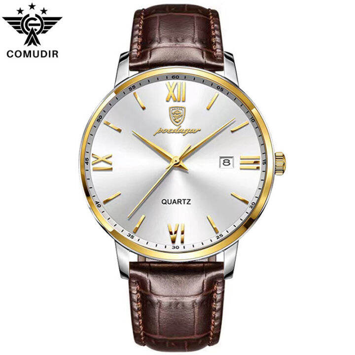 COMUDIR Watch for Mens New Waterproof Glow Calendar Quartz Wristwatch ...